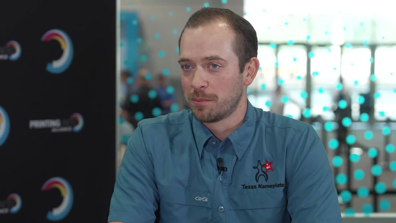 Texas Nameplate's Dan Crownover on Industrial Printing: PRINTING United Expo Interview - Wide ...