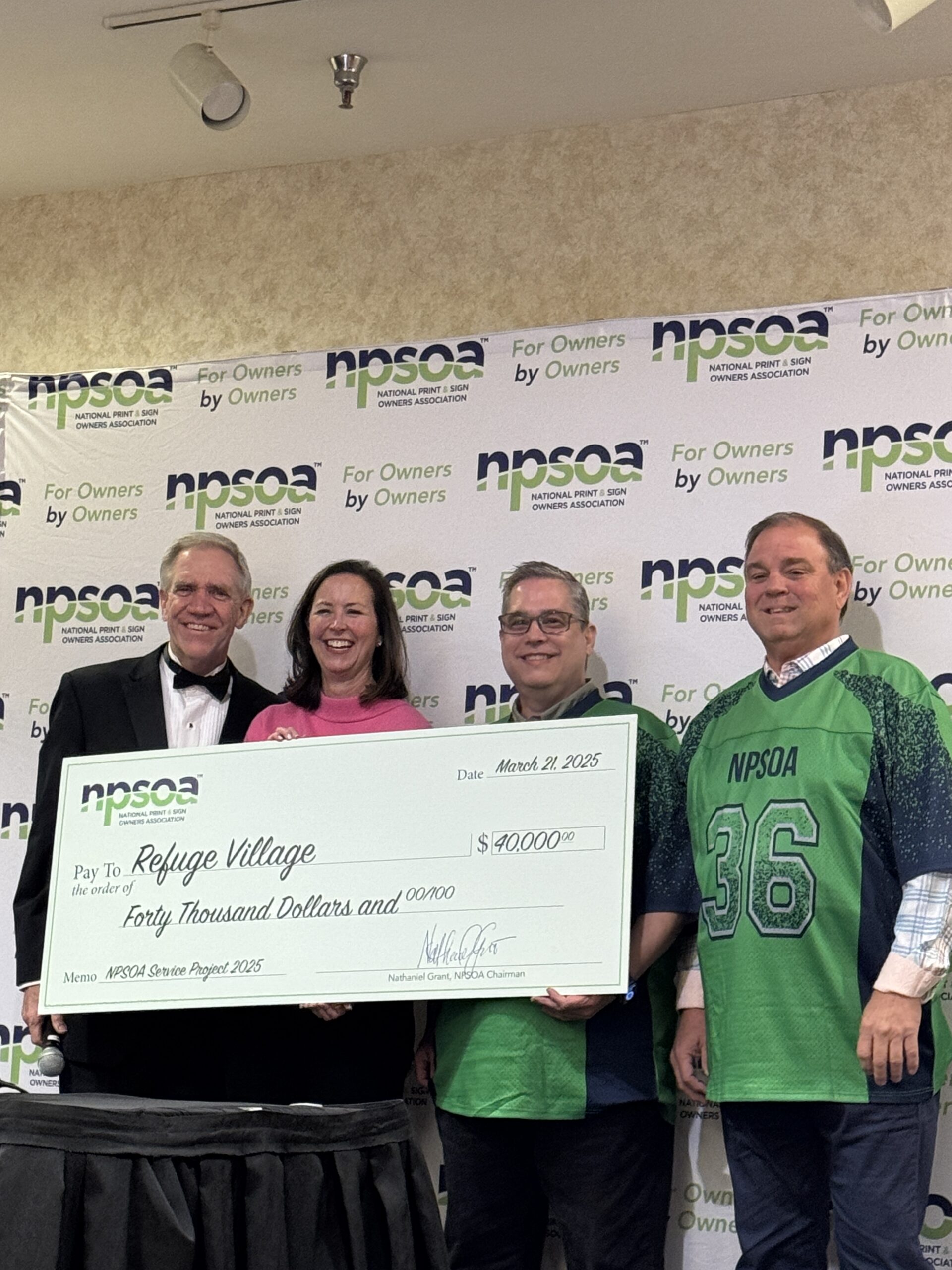 NPSOA Launches First Community Service Project